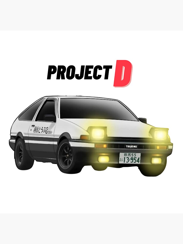 "Project d Initial d " Sticker for Sale by MOTOSHIFT | Redbubble