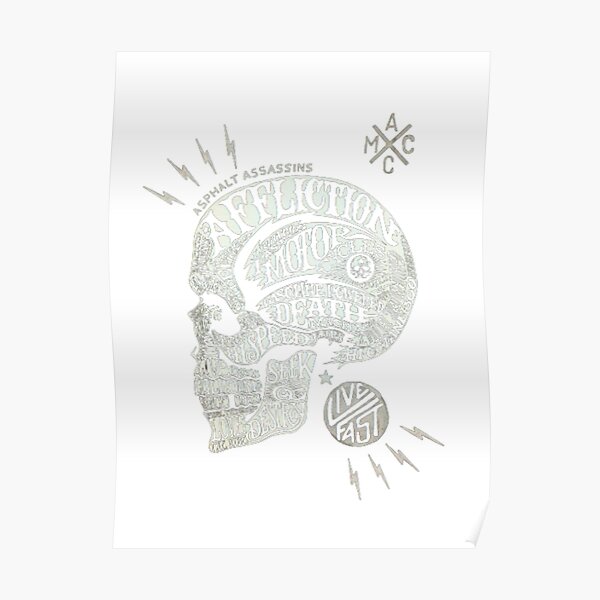 "Live Fast Sticker " Poster by MahmoodEbrahim | Redbubble