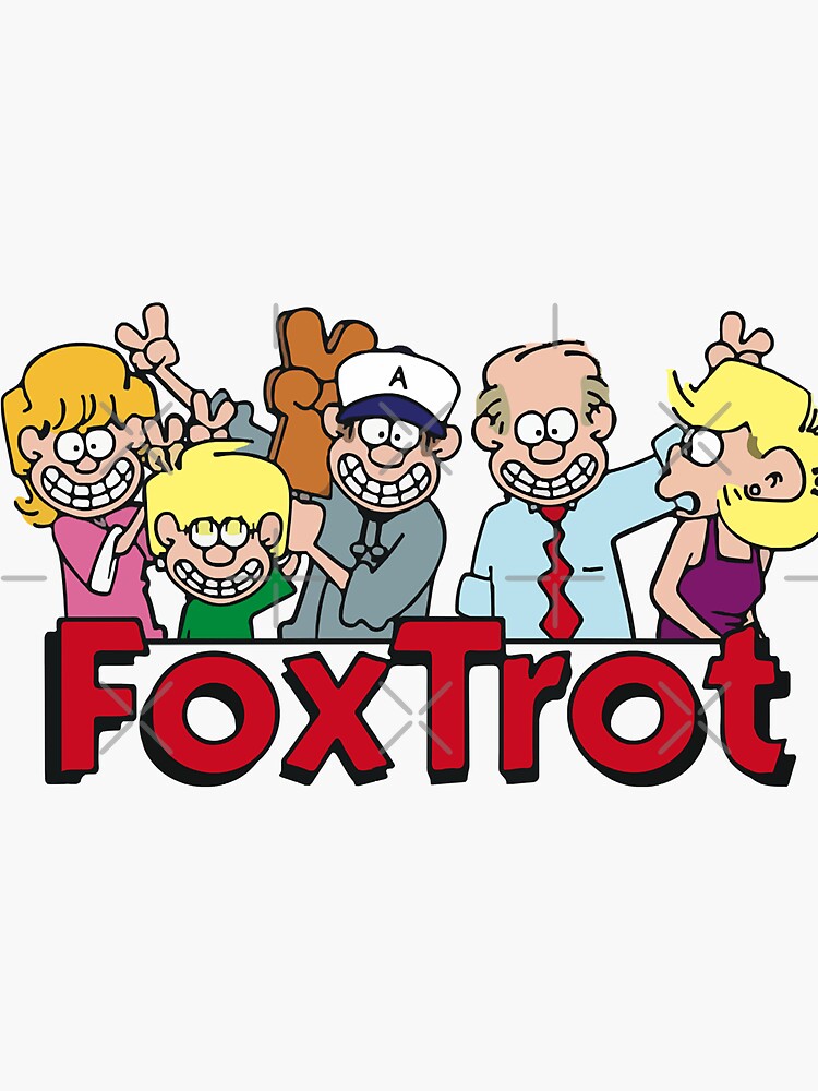 Pegatina «Foxtrot comic Gaston Lagaffe Película Dibujos animados Color ...