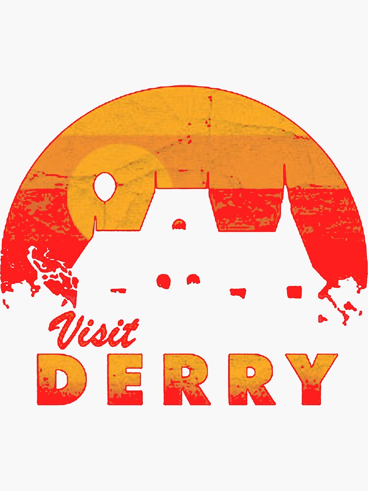 "Visit Derry" Sticker for Sale by manikhuiri | Redbubble