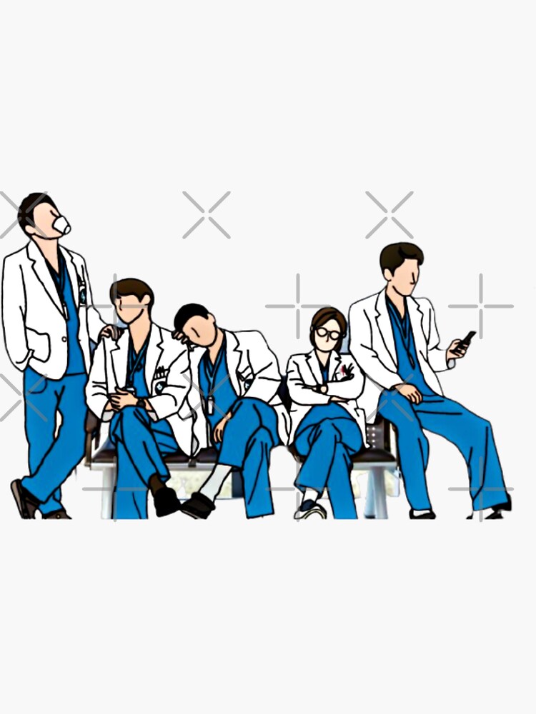 "hospital playlist sticker" Sticker for Sale by spaceboomstore | Redbubble