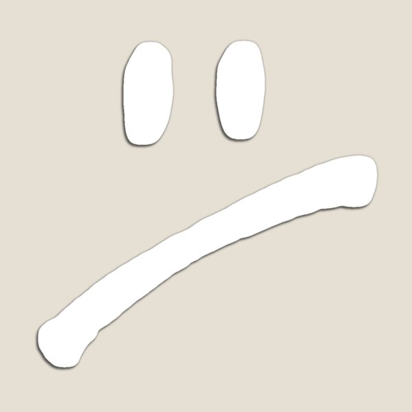 "Smiley Face Confused Simple Face Smiley Drawing" Magnet by GidurLokat ...