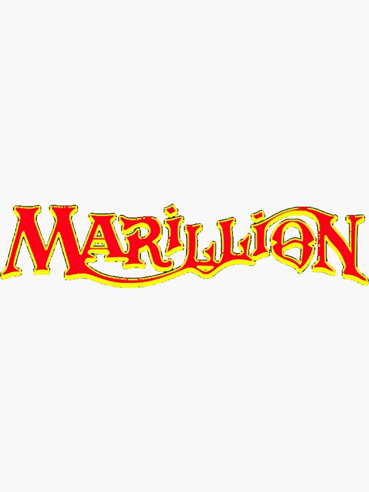 "Marillion" Sticker for Sale by KAMLEFAHME | Redbubble