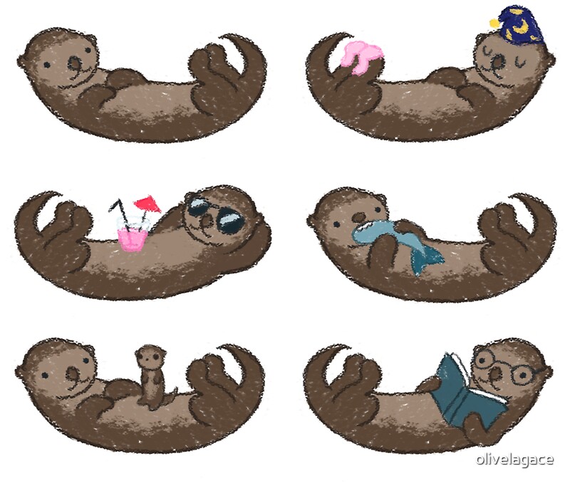 Otter: Stickers | Redbubble