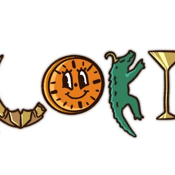 "Loki TVA Clock Miss Minutes Mobius Sylvie " Sticker for Sale by dainty ...