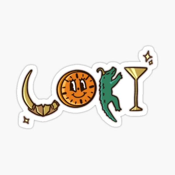 "Loki TVA Clock Miss Minutes Mobius Sylvie " Sticker for Sale by dainty ...