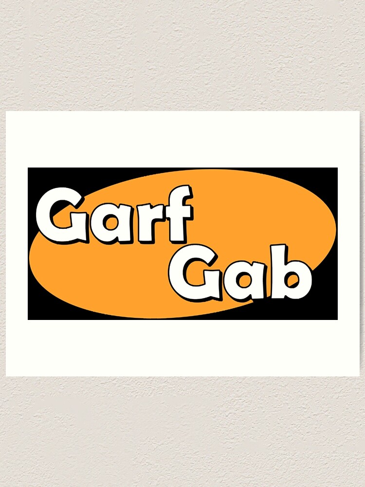 "Garf Gab Logo " Art Print for Sale by alexand22bg | Redbubble