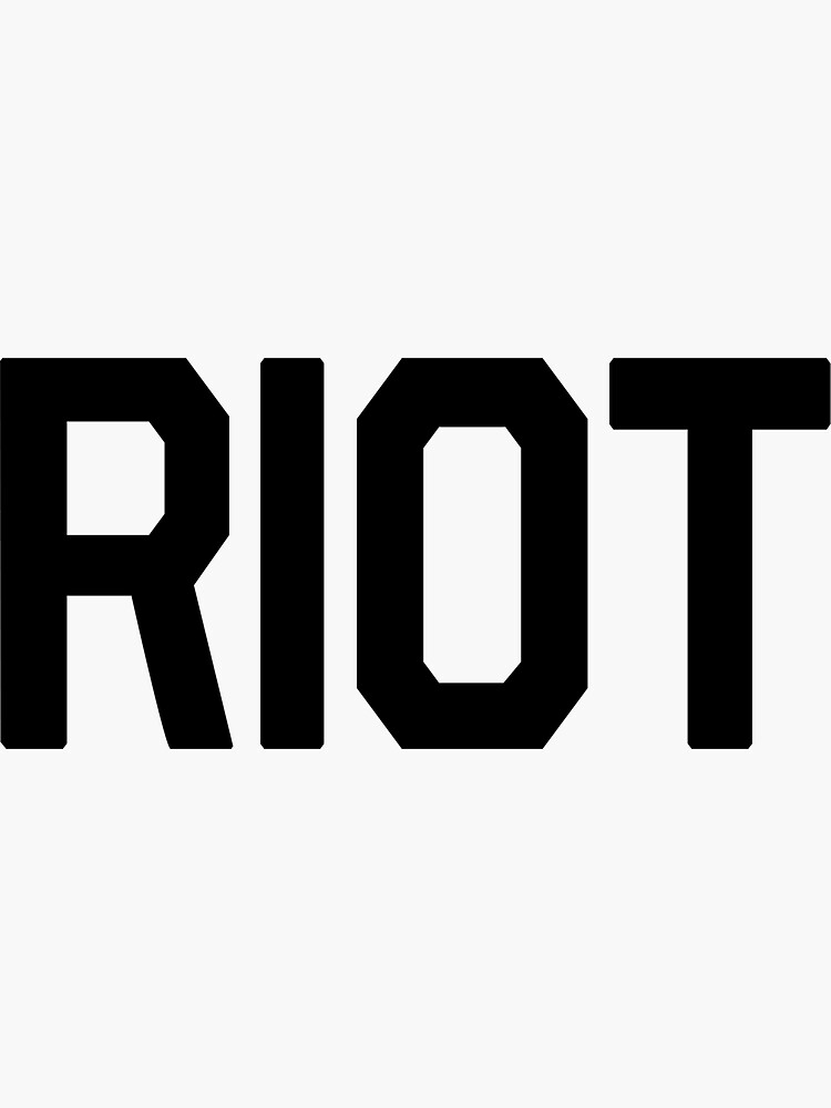 "Riot - It's Always Sunny in Philadelphia" Sticker for Sale by ...