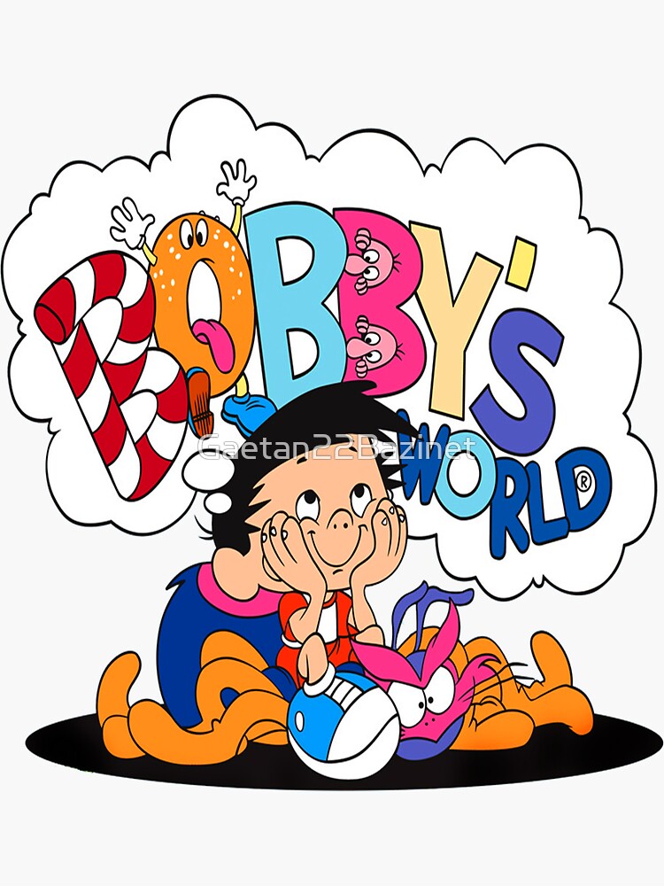 "bobby's world cartoon bobbys world shirt bobbys world tshirt" Sticker ...