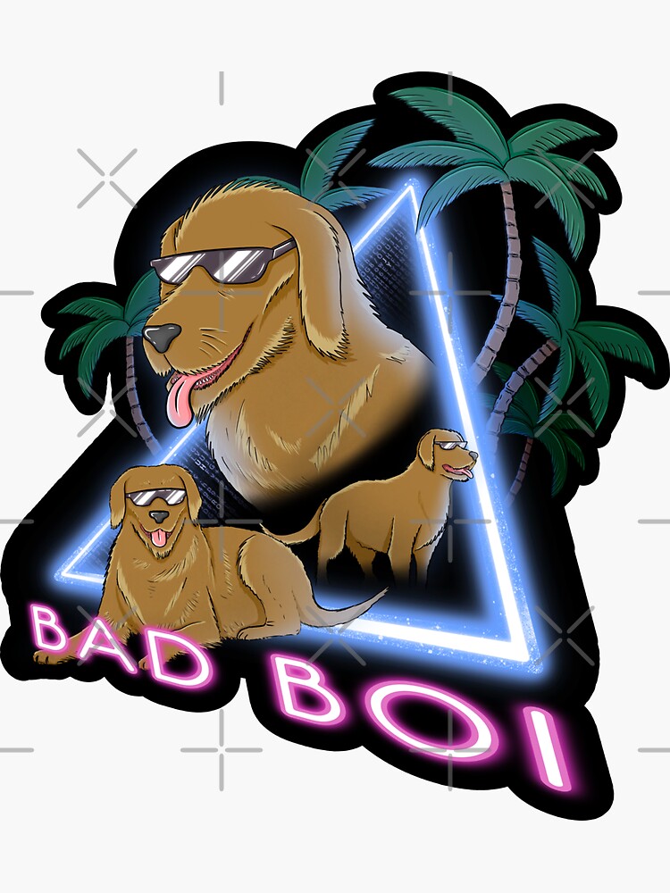 "Bad Boi" Sticker for Sale by Justanos | Redbubble