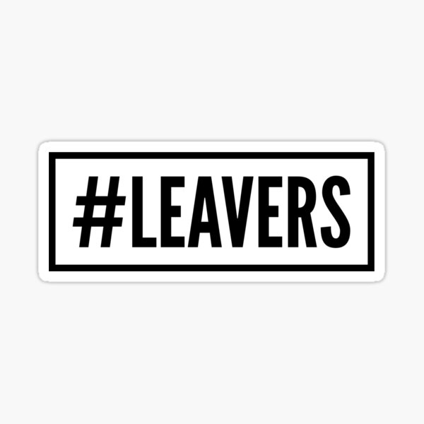 "#Leavers" Sticker by 4linedesign | Redbubble