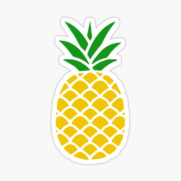 "pineapple" Sticker by Reemaart | Redbubble