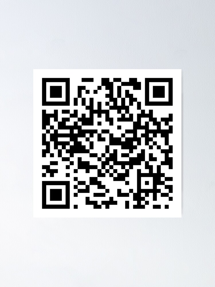 "british lads hit each other with chair QR CODE" Poster for Sale by ...