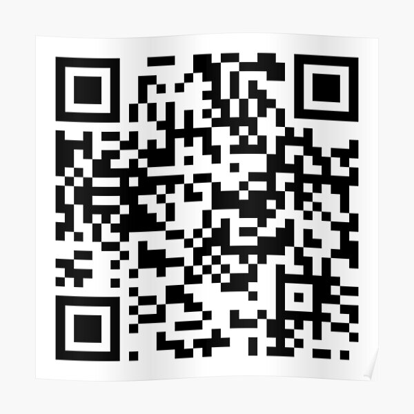 "british lads hit each other with chair QR CODE" Poster for Sale by ...