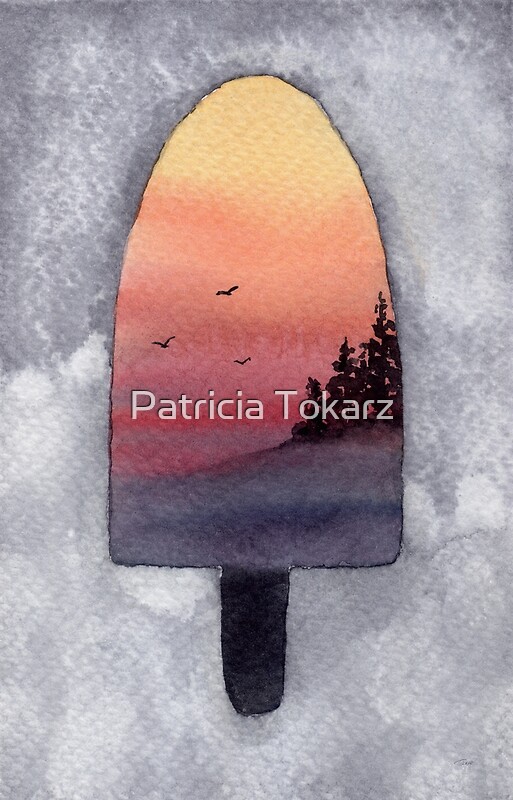 "Sunset Popsicle" by Patricia Tokarz | Redbubble