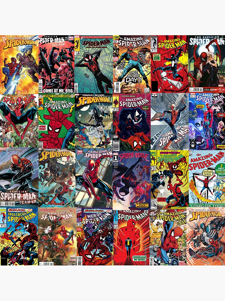 "Spider Covers" Sticker by TJino | Redbubble