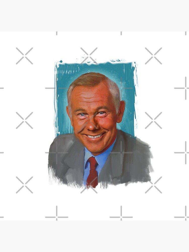 "JOHNNY CARSON Famous standup comedian Portraits " Poster by ...