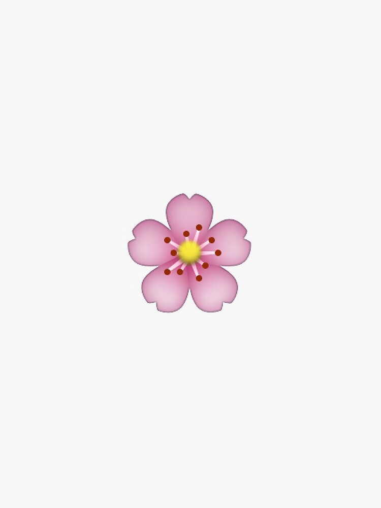 "Flower Emoji" Sticker for Sale by MissJinx | Redbubble