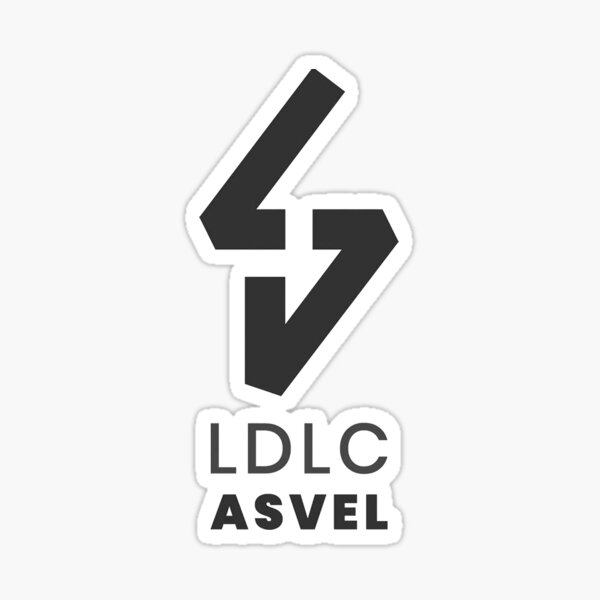 "LDLC Asvel Logo" Sticker for Sale by TheGreaterTimes | Redbubble