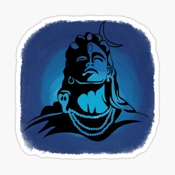 "Shiva" Sticker for Sale by W0LFGANG | Redbubble