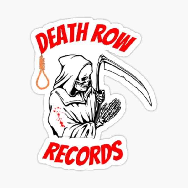 "Death Row Records" Sticker by Amro520 | Redbubble