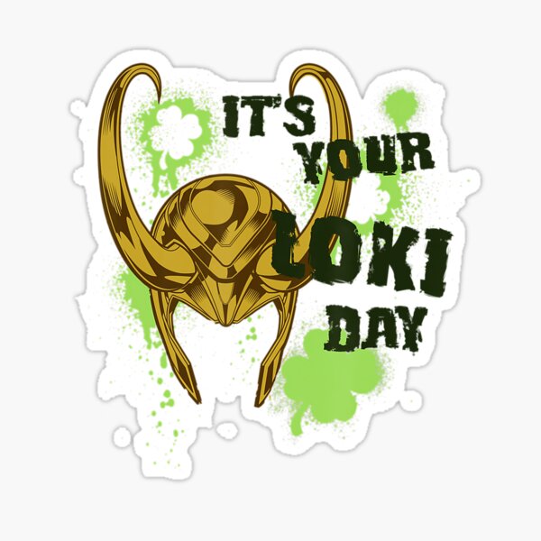 "It's Your Loki Day St " Sticker for Sale by CamiloAlba | Redbubble