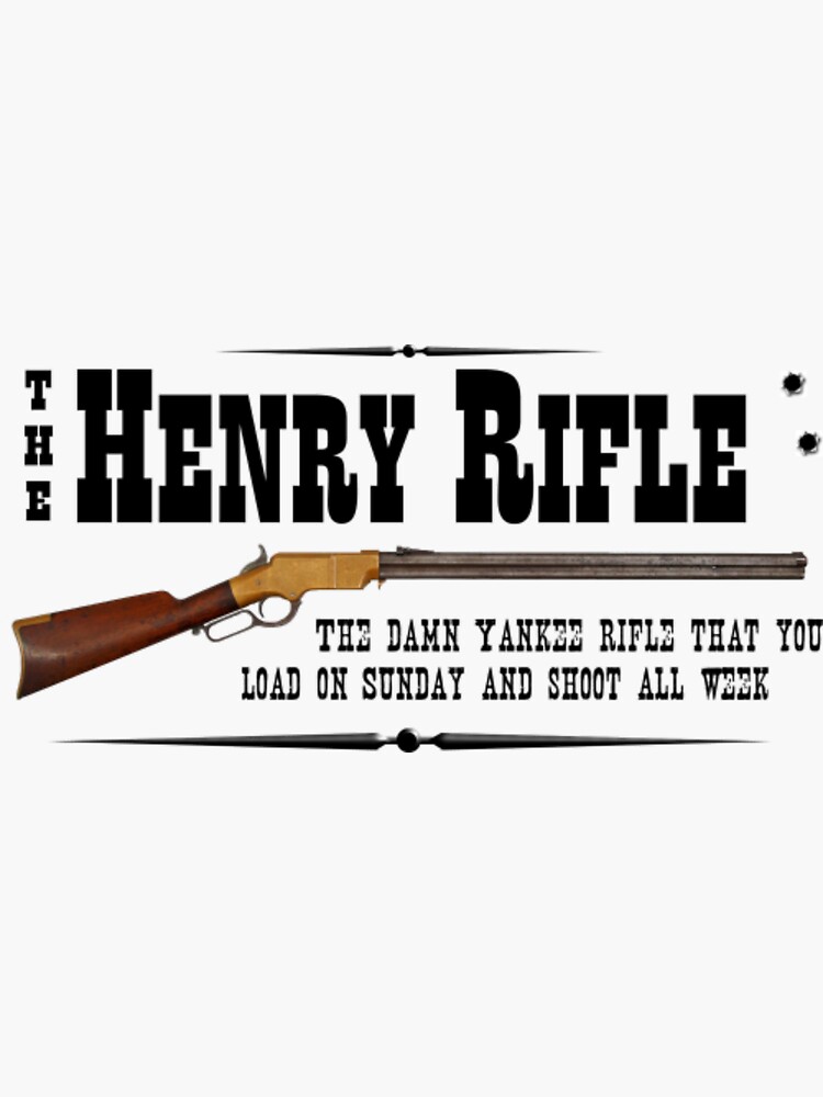 "Henry Rifle T-ShirtHenry Rifle " Sticker for Sale by Daisyshopp ...