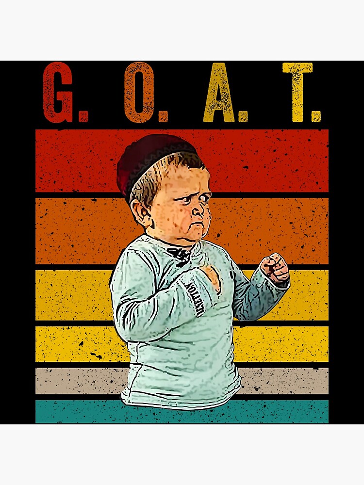 "MMA Hasbulla Fighting Meme GOAT Vintage" Art Print by NamelyCamel ...