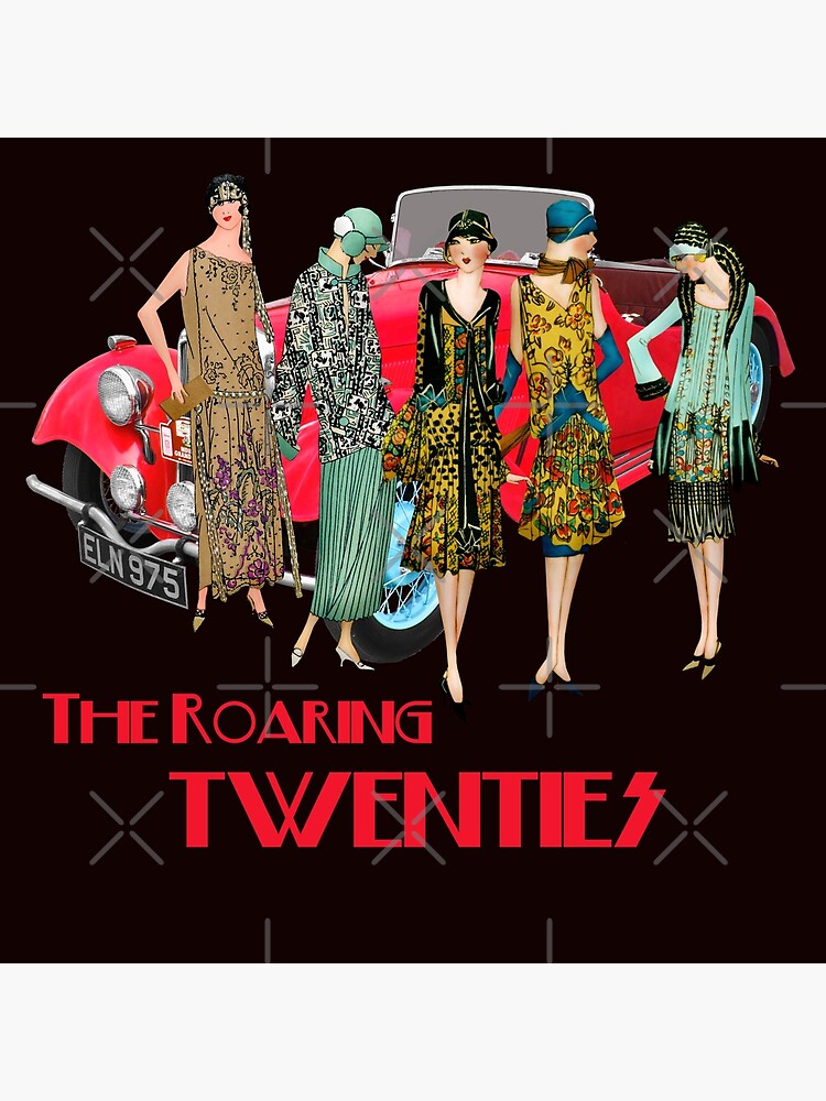 "Roaring 20s Flapper Girls " Poster for Sale by joseech | Redbubble