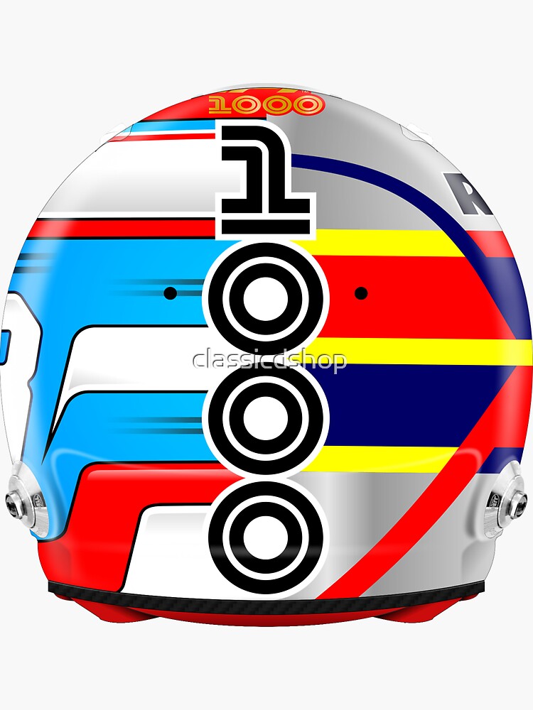 "F1 George Russell 63 Helmet " Sticker for Sale by classicdshop | Redbubble