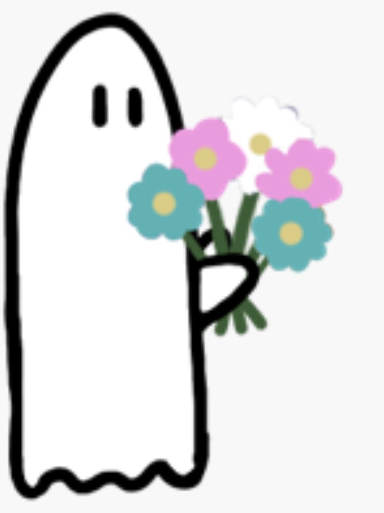"trans ghost " Sticker for Sale by madelyyn411 | Redbubble