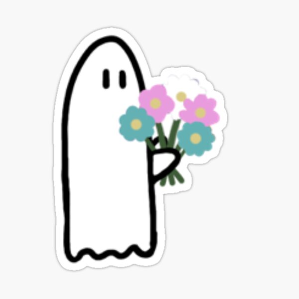 "trans ghost " Sticker for Sale by madelyyn411 | Redbubble