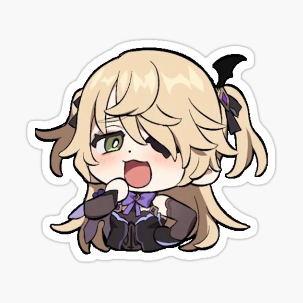 "genshin impact fischl (style 2)" Sticker for Sale by goldentreeshop ...