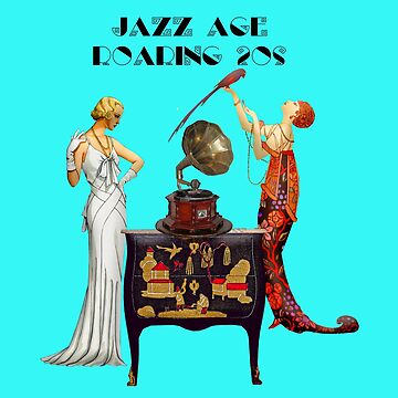 " Roaring 20s Jazz Age " Sticker for Sale by joseech | Redbubble