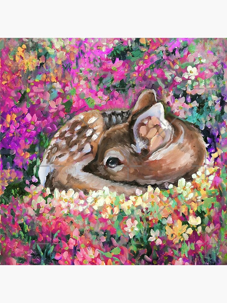 "Cottagecore Deer | Forest Animals | Bambi" Art Board Print for Sale by ...