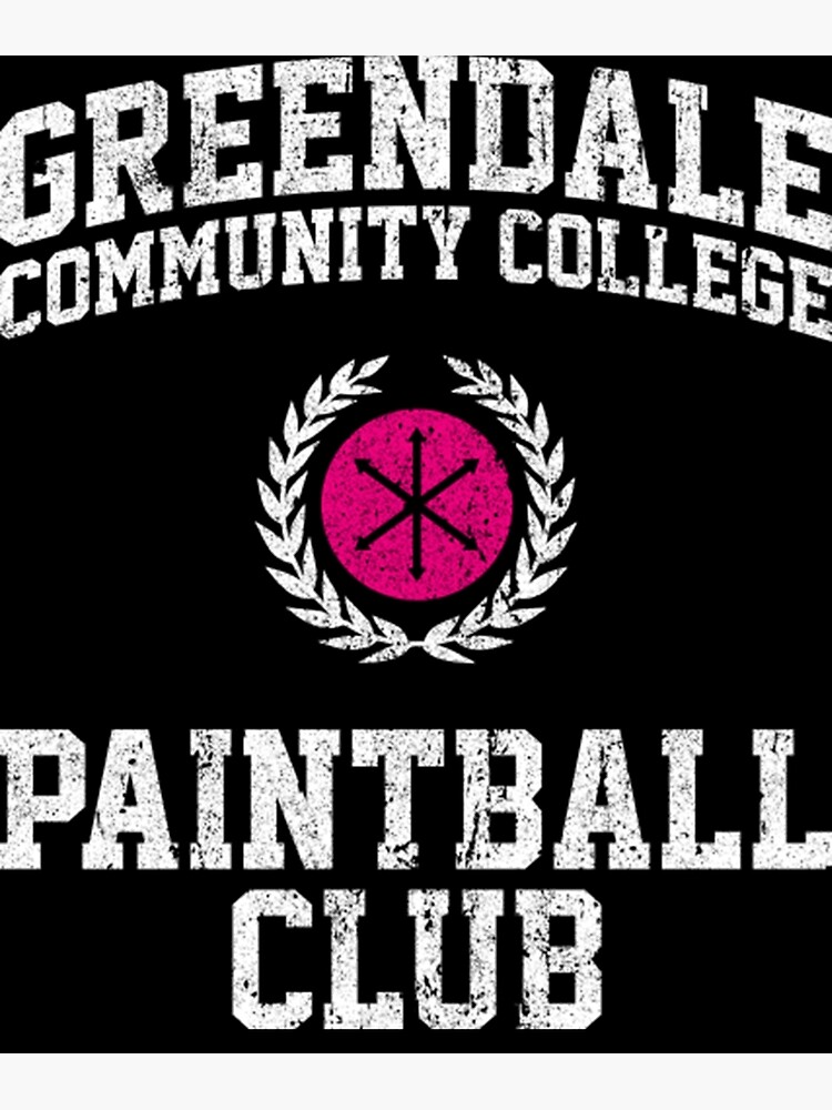 Lámina fotográfica «Camiseta del club de paintball de Greendale ...