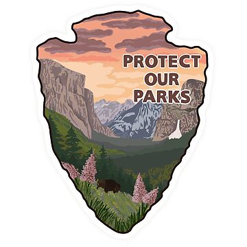 "Save the National Parks" Sticker for Sale by DWco | Redbubble