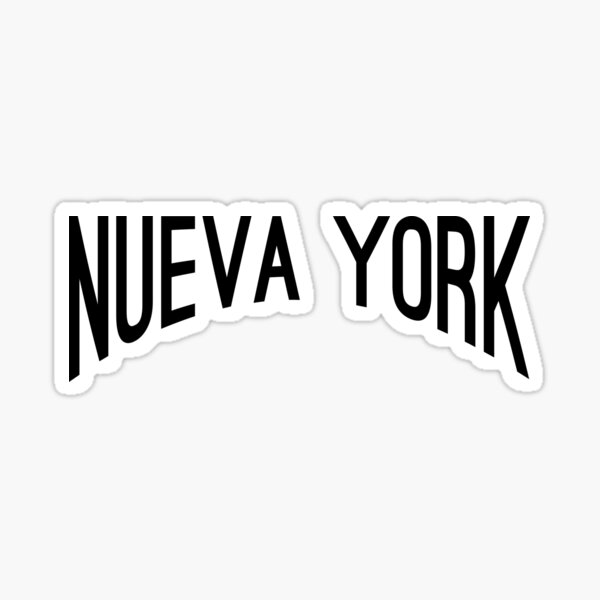 "Nueva York Logo" Sticker for Sale by Youmytype | Redbubble