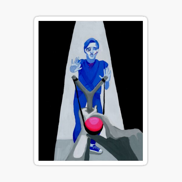 "Words Can Hurt" Sticker for Sale by Caitlyn-Staiger | Redbubble