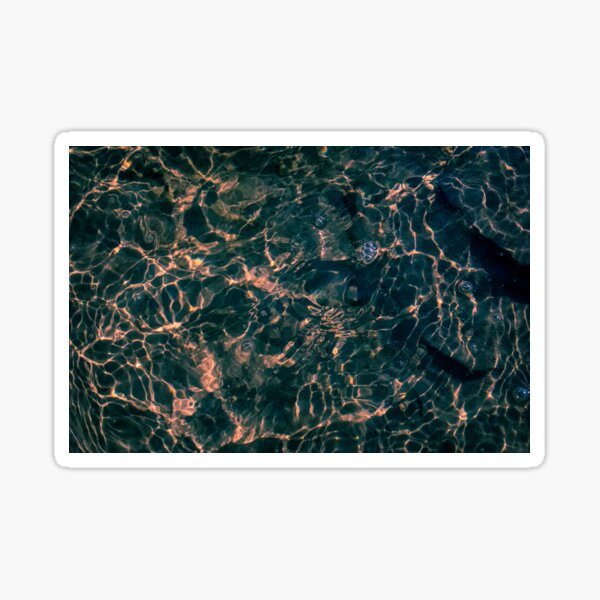 "Psychedelic Abstract Water Ripple Texture" Sticker for Sale by aaron ...
