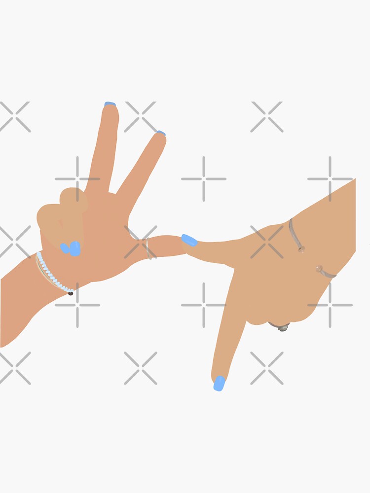 "Kappa Hand Sign" Sticker for Sale by closofly | Redbubble