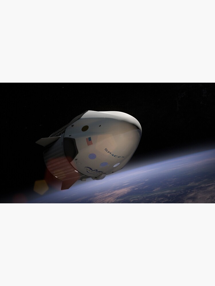 "SpaceX Dragon Capsule Spaceship" Sticker for Sale by XtremeArtz ...