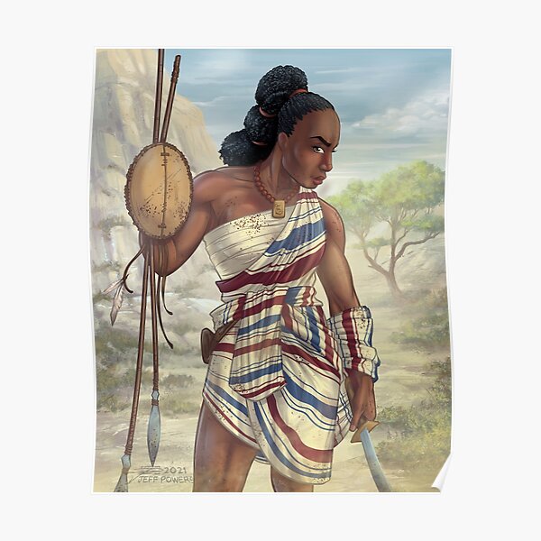 "Queen Arawelo - from the Women Warriors Series" Poster by powersdesign ...