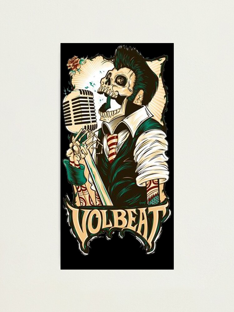 "volbeat - new logo" Photographic Print for Sale by nboustead8s | Redbubble