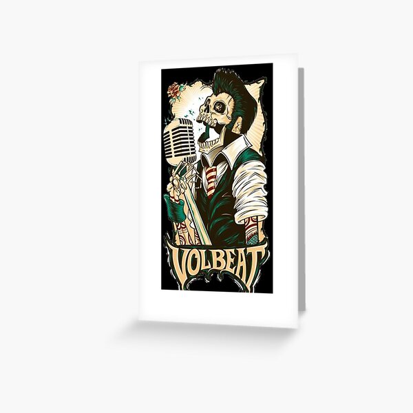 "volbeat - new logo" Greeting Card for Sale by nboustead8s | Redbubble