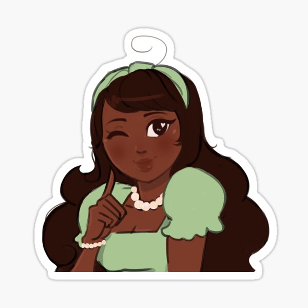 "Pretty Girl" Sticker by hanwils | Redbubble