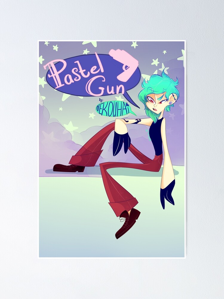 "Pastel Gun" Poster by nekouhai | Redbubble