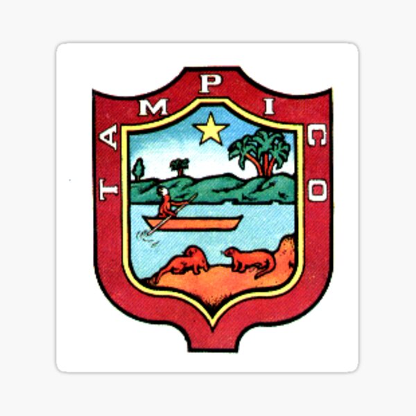"Coat of Arms of Tampico, Mexico" Sticker by Tonbbo | Redbubble