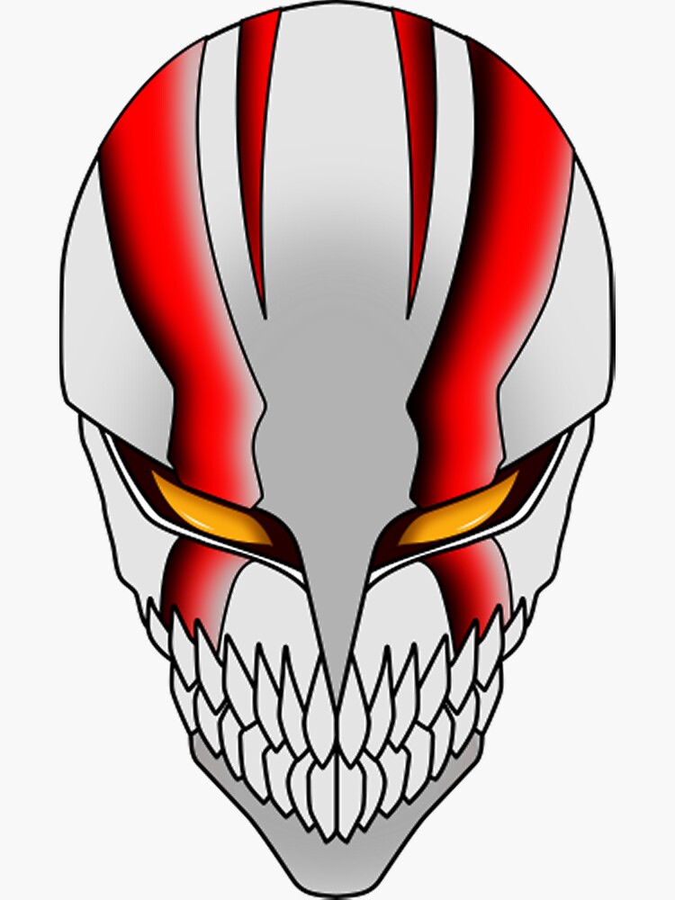 "Hollow Mask Colour" Sticker by KimNganno1 | Redbubble