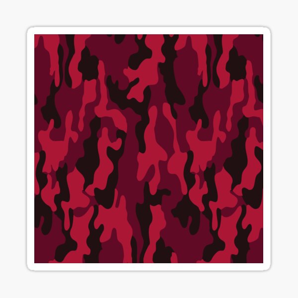 "Black and red military colors pattern design " Sticker for Sale by ...